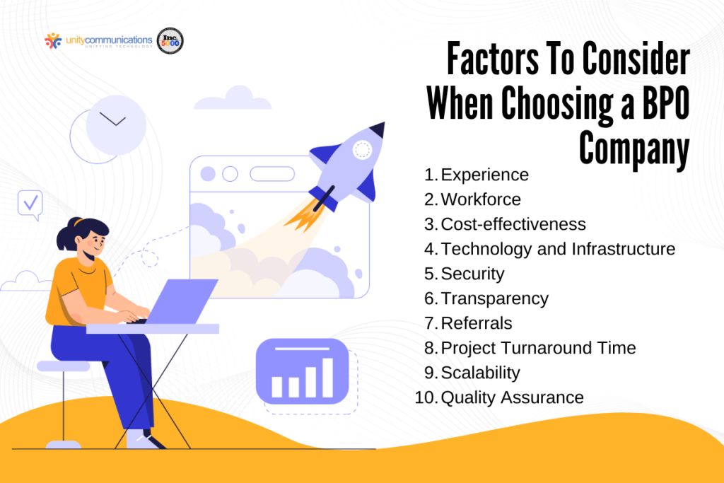 Top Considerations Before Hiring a BPO Provider | Unity Connect