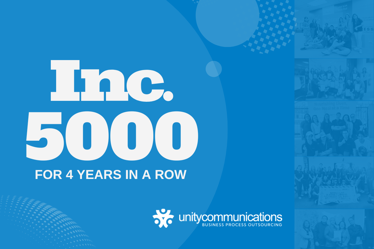 Unity Inc 5000 2024: 4th Year with 131% Growth Celebration